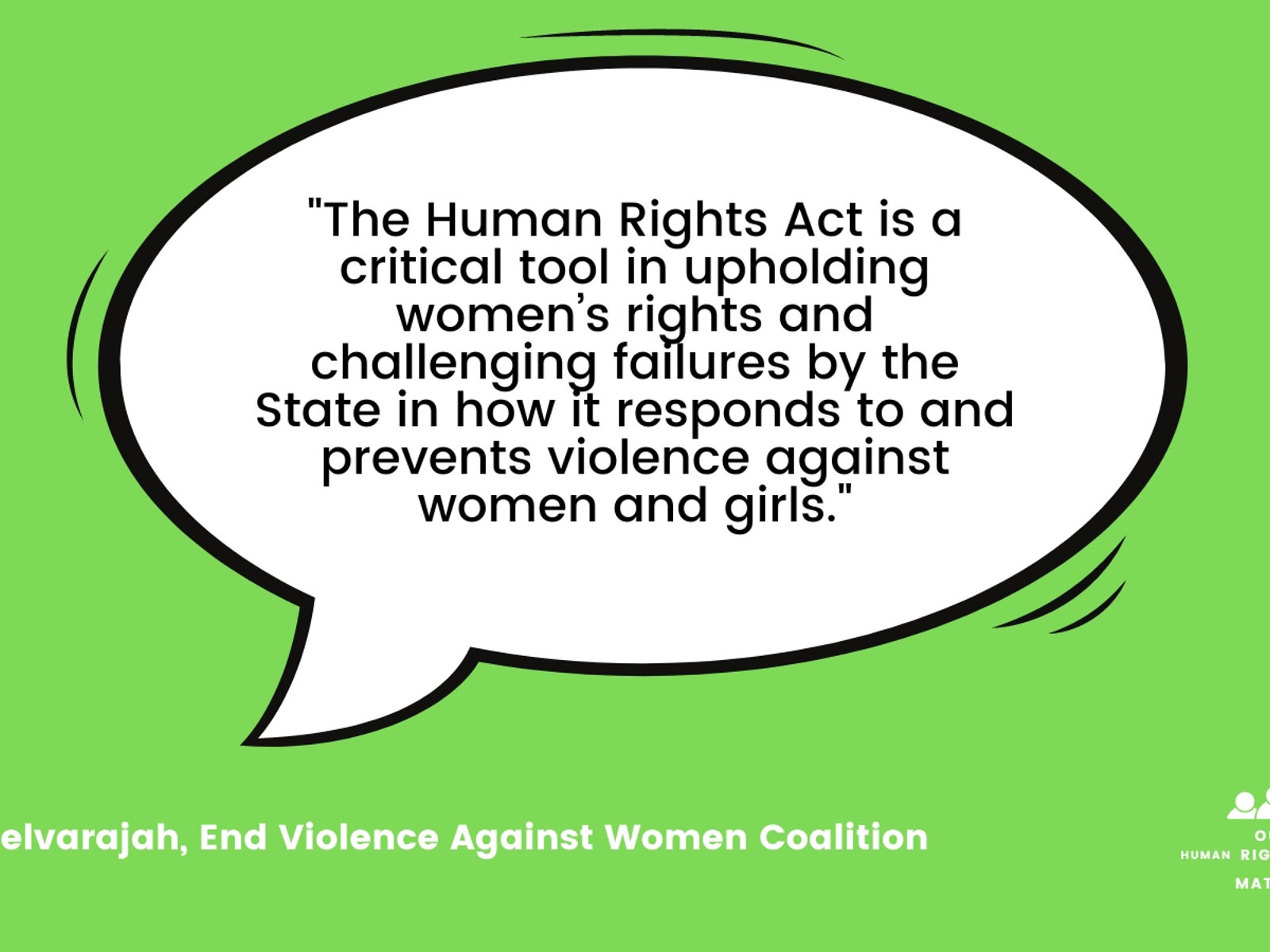 Ending Violence Against Women & Girls and Human Rights