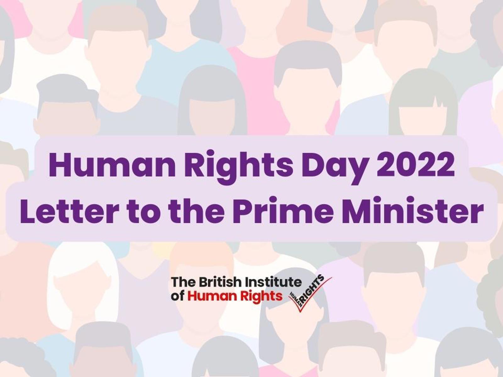 Human Rights Day 2022 Letter to the Prime Minister | BIHR
